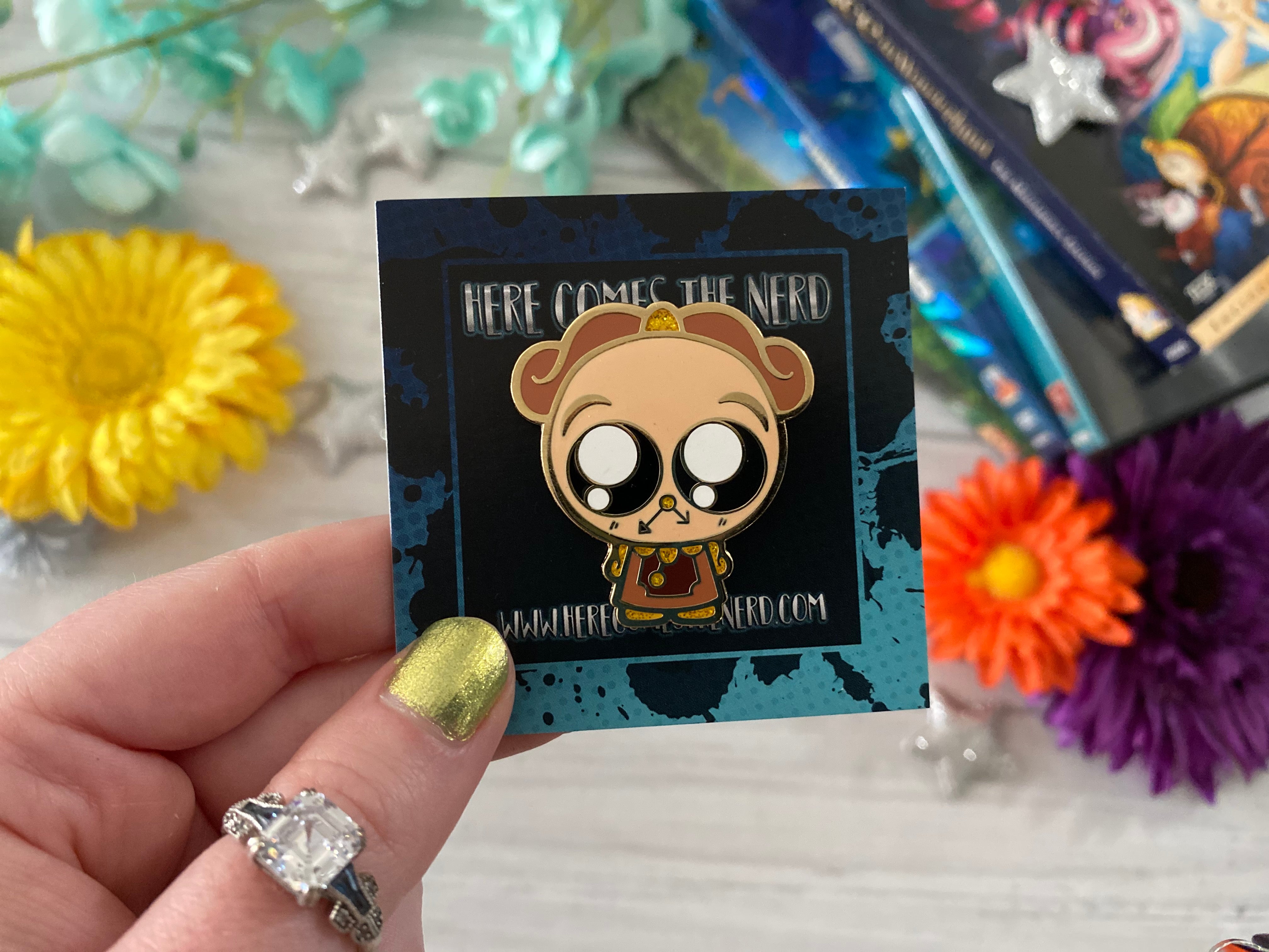 Nervous Clock - Enamel Pin – Here Comes the Nerd